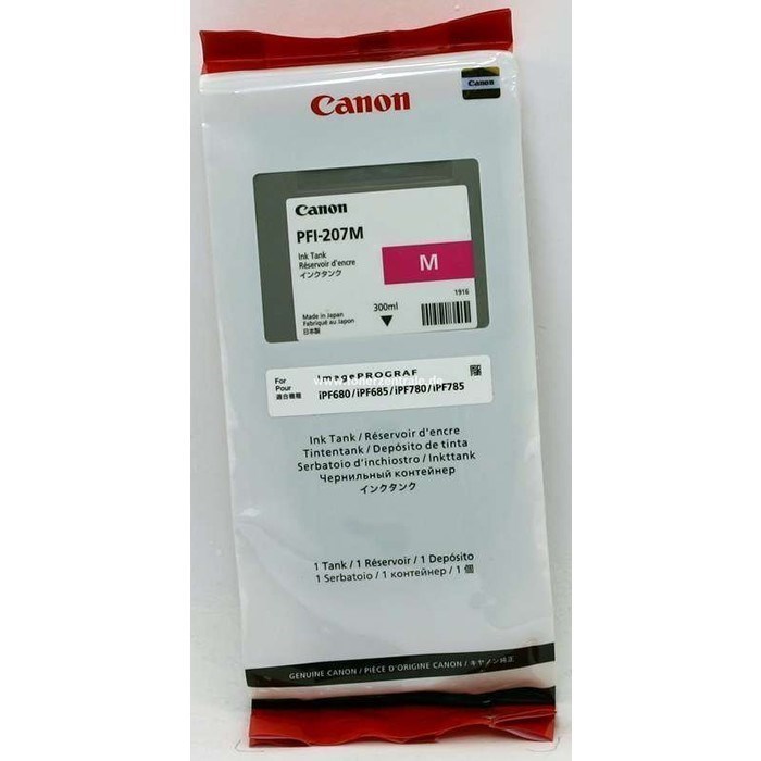 Canon PFI-207m - 8791B001 tinta magenta original